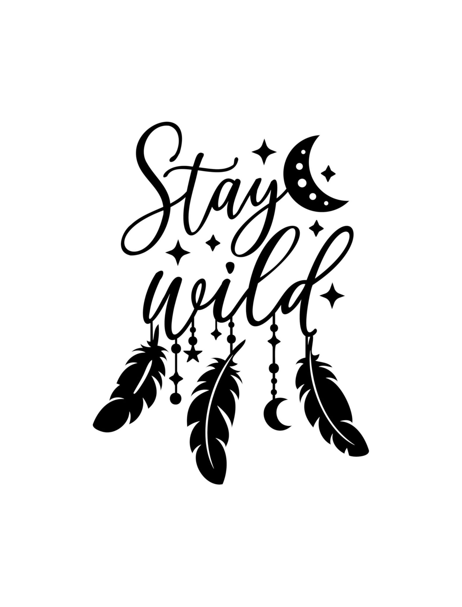 Stay Wild Decal | Vinyl Car Decal | Window Decal | Laptop Decal | Vinyl ...