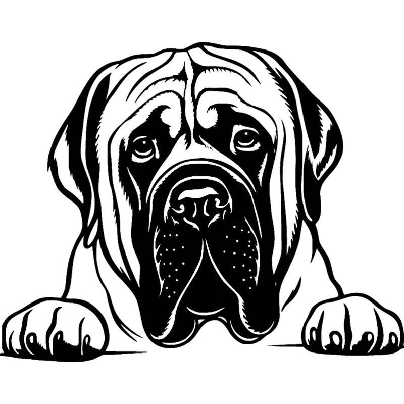 English Mastiff Car - Etsy