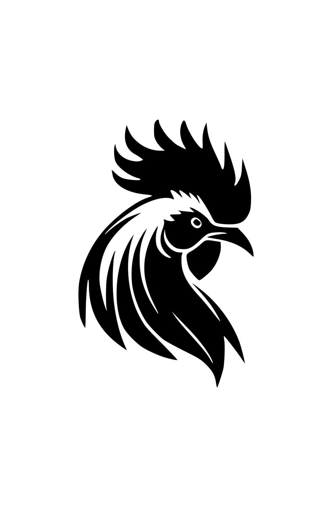 Rooster Decal | Vinyl Car Decal | Window Decal | Laptop Decal | Vinyl ...