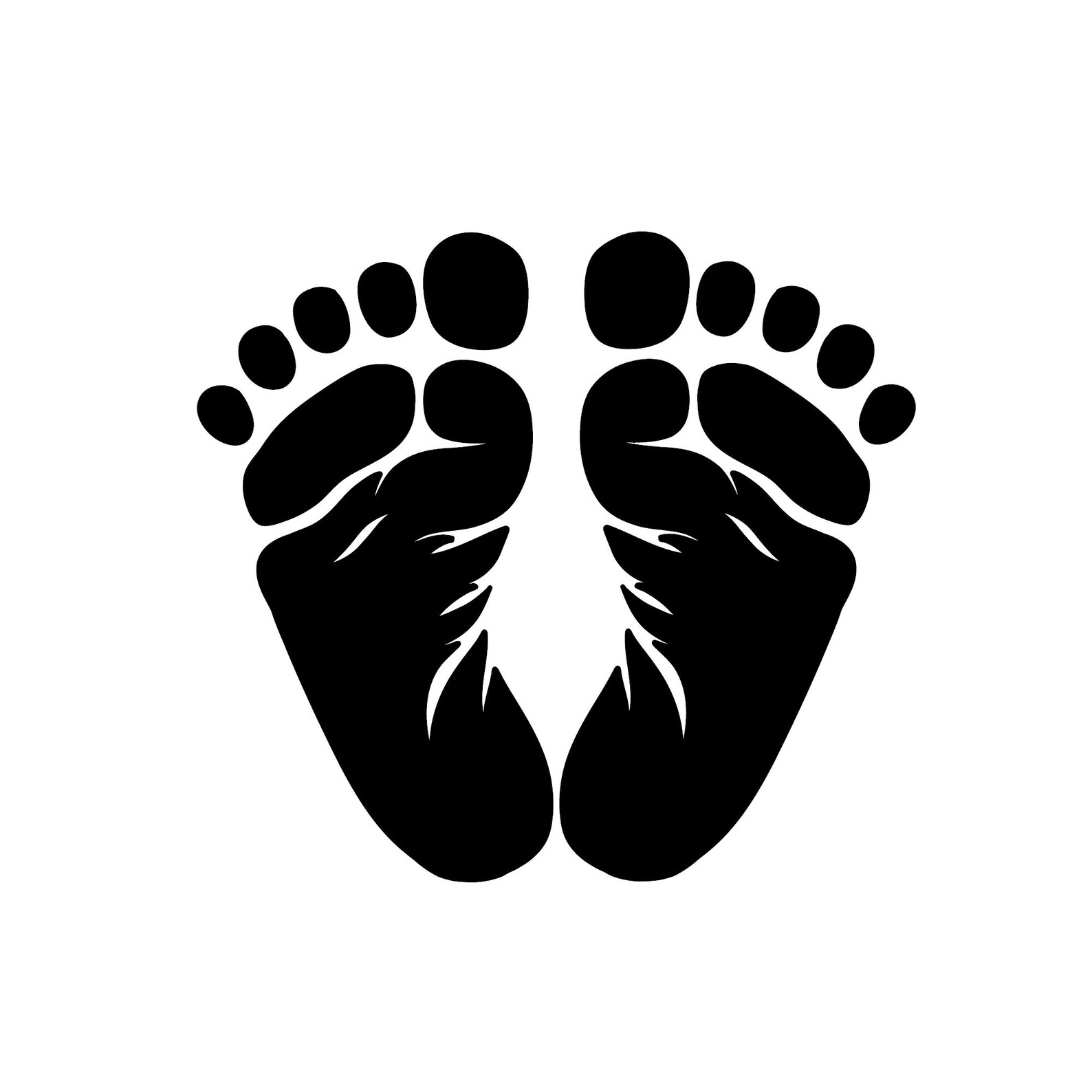 Footprint Decal | Vinyl Car Decal | Window Decal | Laptop Decal | Vinyl ...