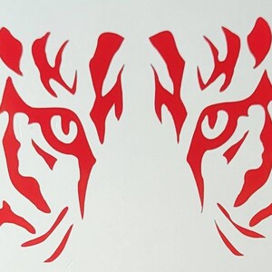 Tiger Face Decal | Vinyl Car Decal | Window Decal | Laptop Decal ...