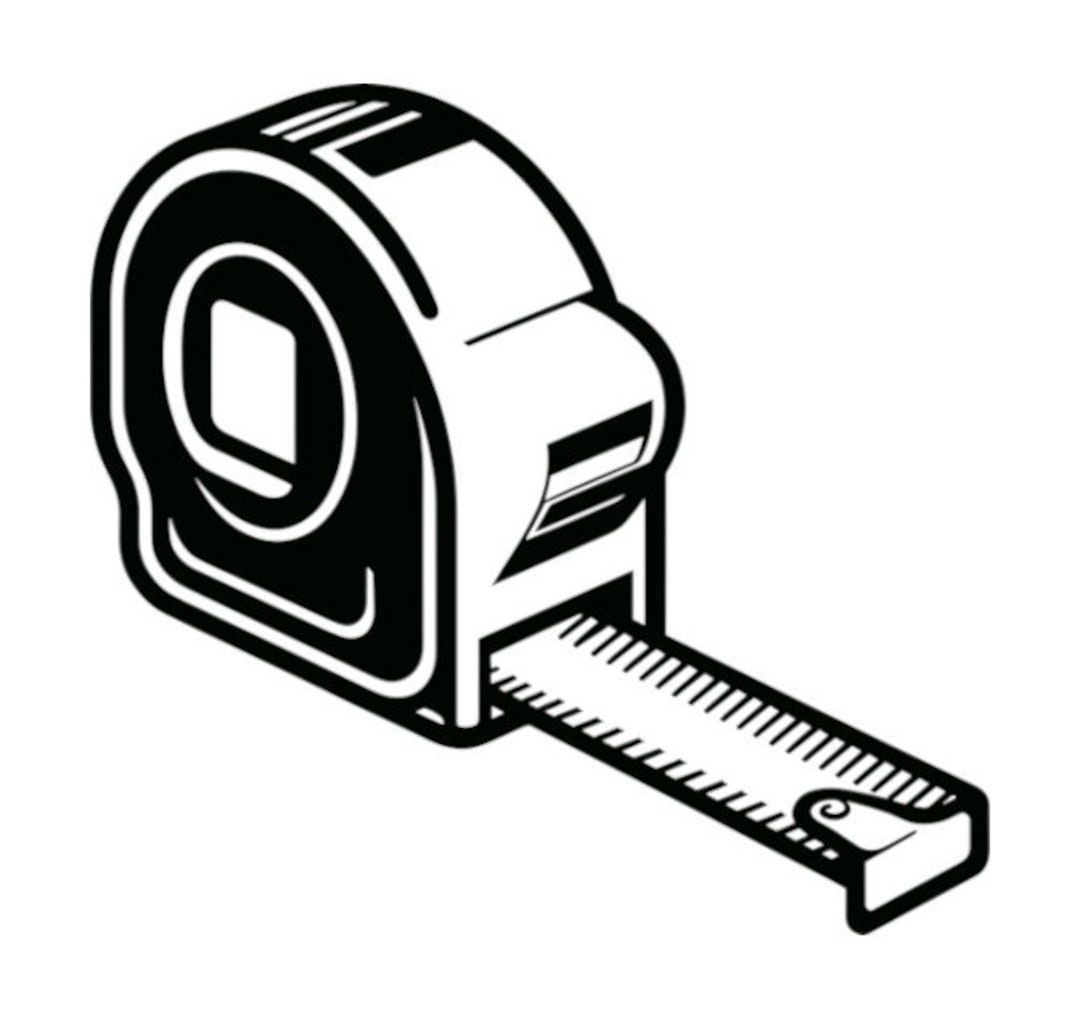 Measuring Tape Decal Vinyl Car Decal Window Decal Laptop Decal Vinyl ...