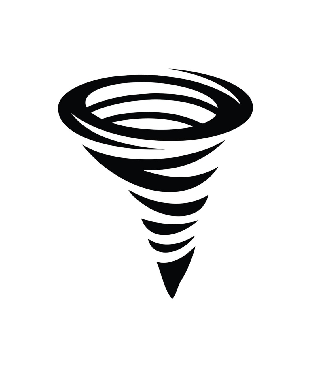 Tornado Hurricane Decal | Vinyl Car Decal | Window Decal | Laptop Decal ...