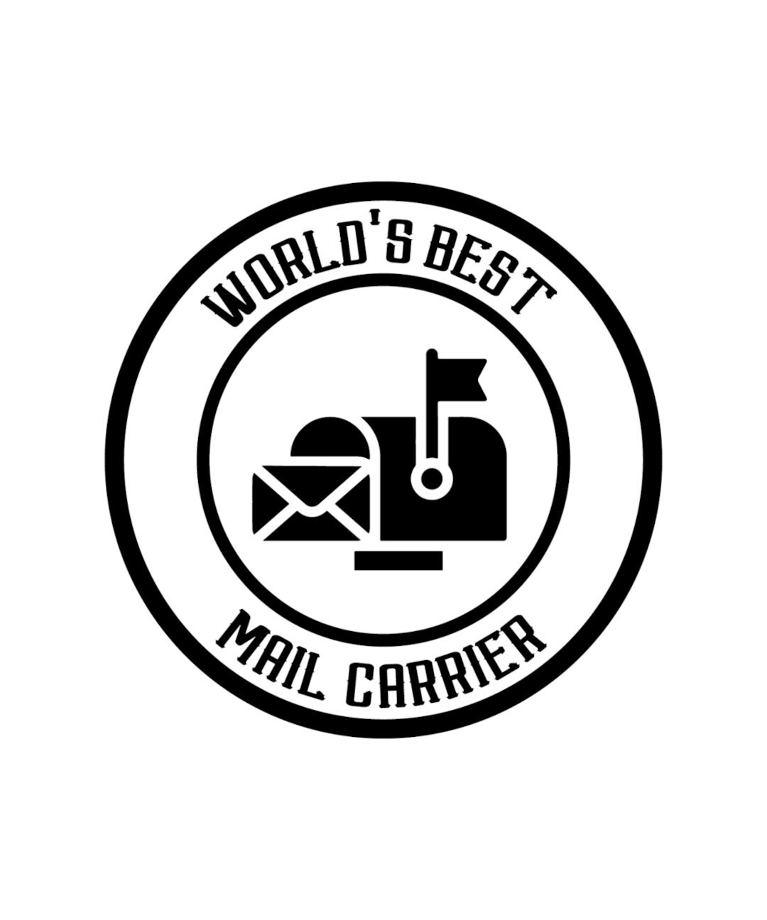 World's Best Mail Carrier Decal Vinyl Car Decal Window Decal Laptop ...