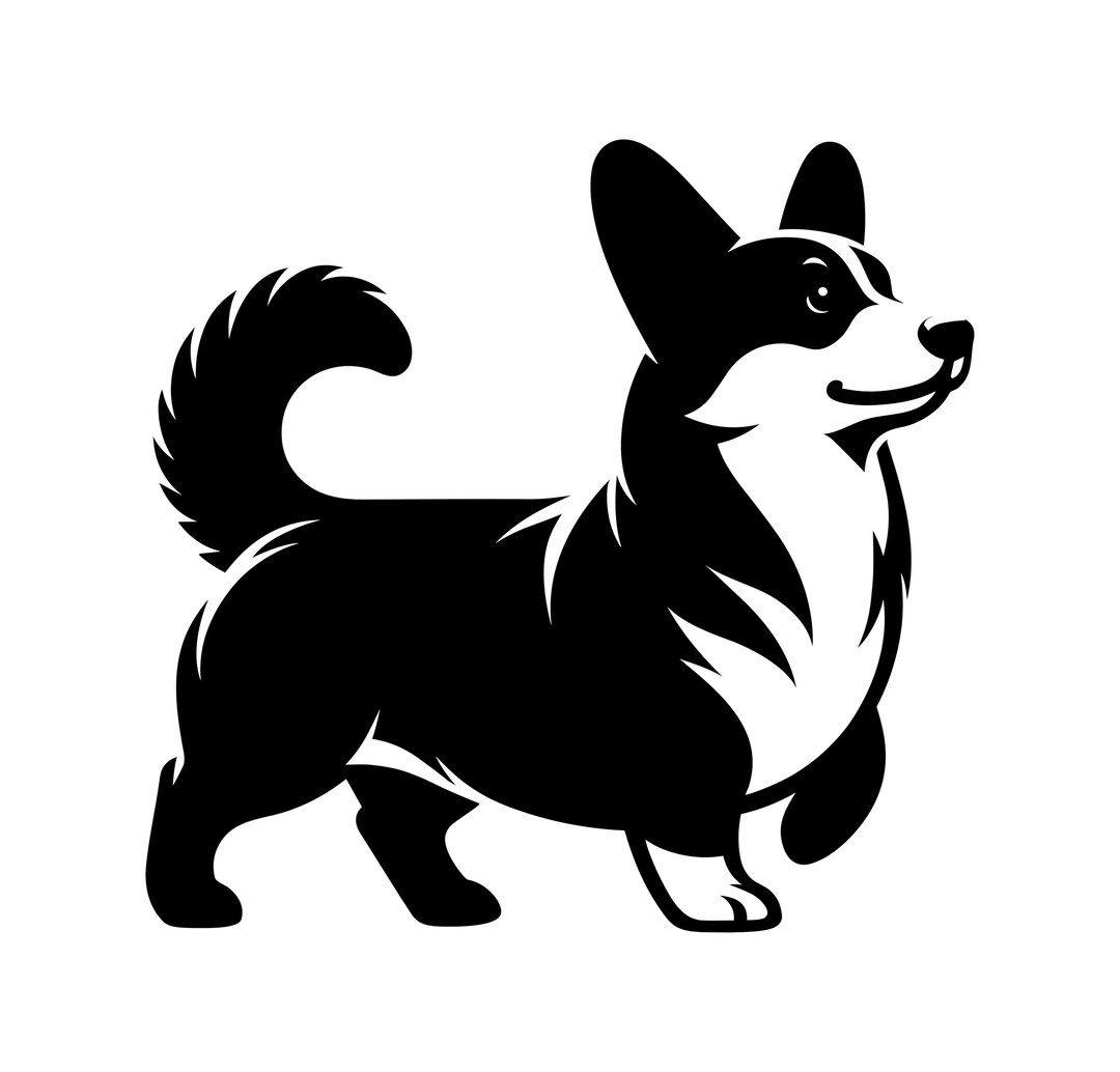 Corgi Dog Decal | Vinyl Car Decal | Window Decal | Laptop Decal | Vinyl ...