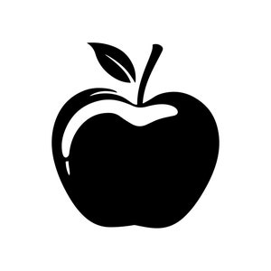 Apple Decal | Vinyl Car Decal | Window Decal | Laptop Decal | Vinyl ...