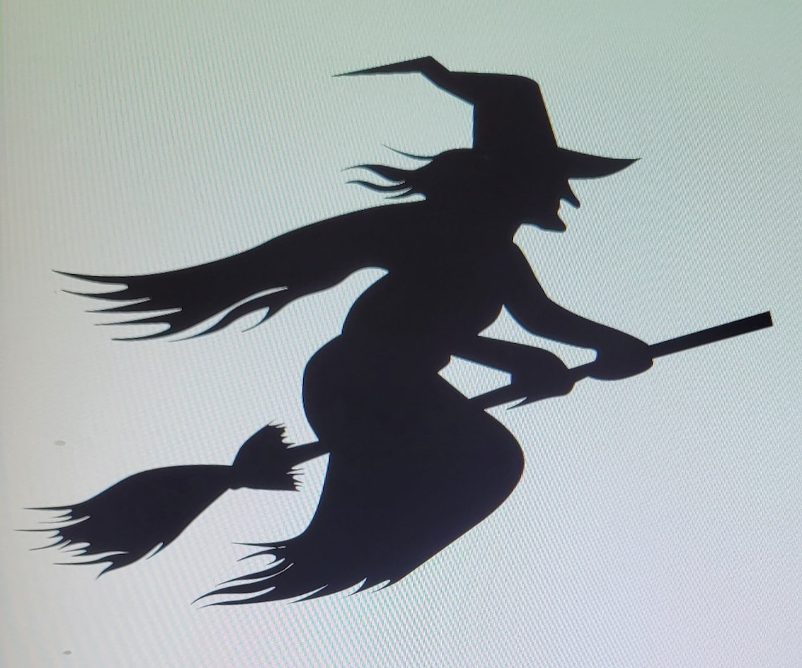 Witch Decal | Vinyl Car Decal | Window Decal | Laptop Decal | Vinyl ...