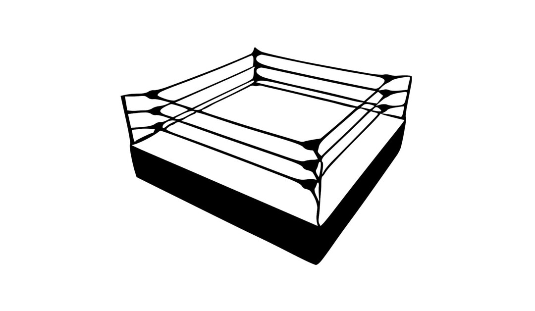 Wrestling Boxing Ring Decal | Vinyl Car Decal | Window Decal | Laptop ...