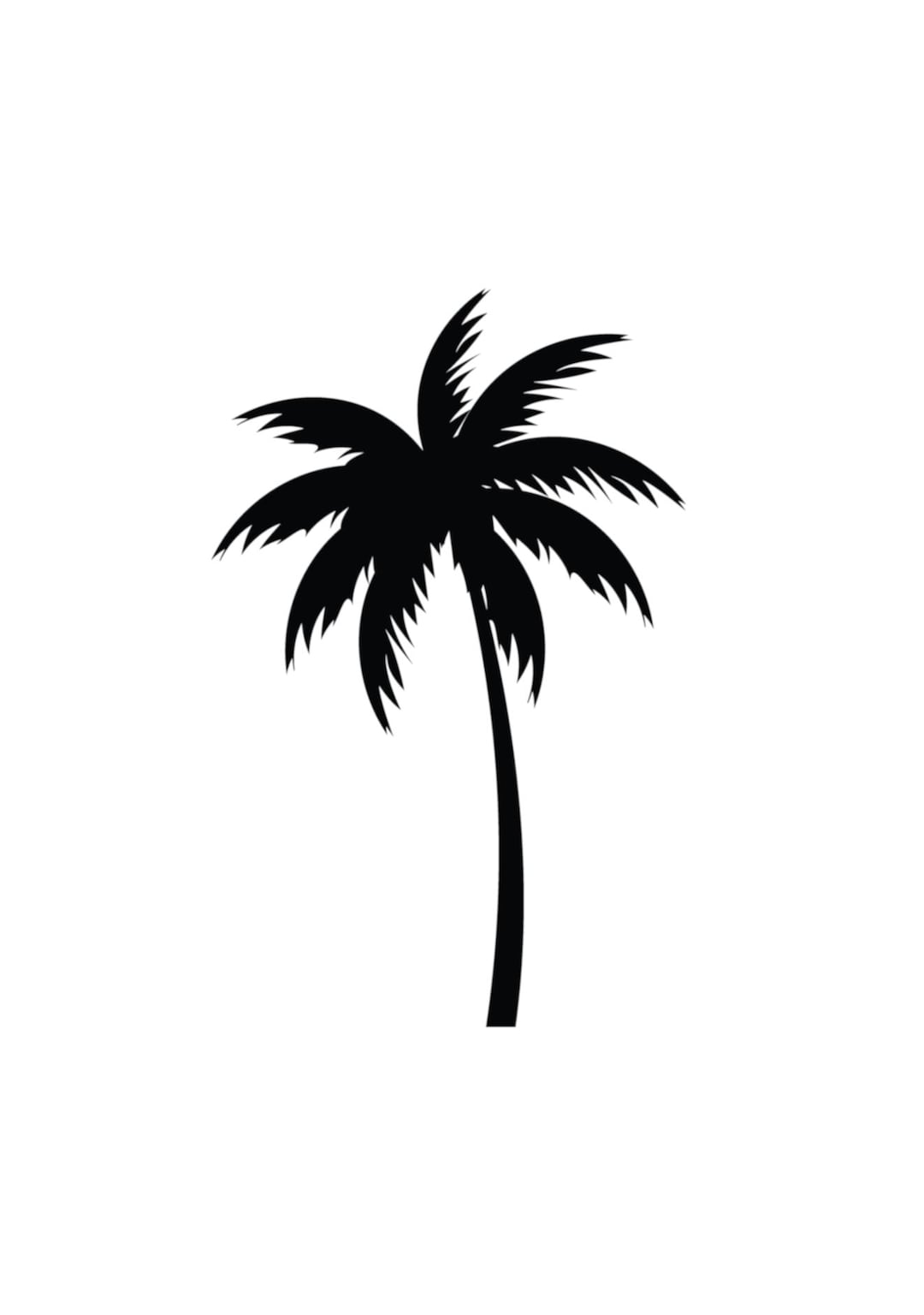 Palm Tree Decal | Vinyl Car Decal | Window Decal | Laptop Decal | Vinyl ...
