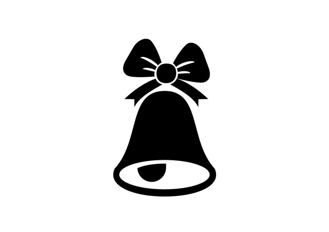 Christmas Bell Decal | Vinyl Car Decal | Window Decal | Laptop Decal ...