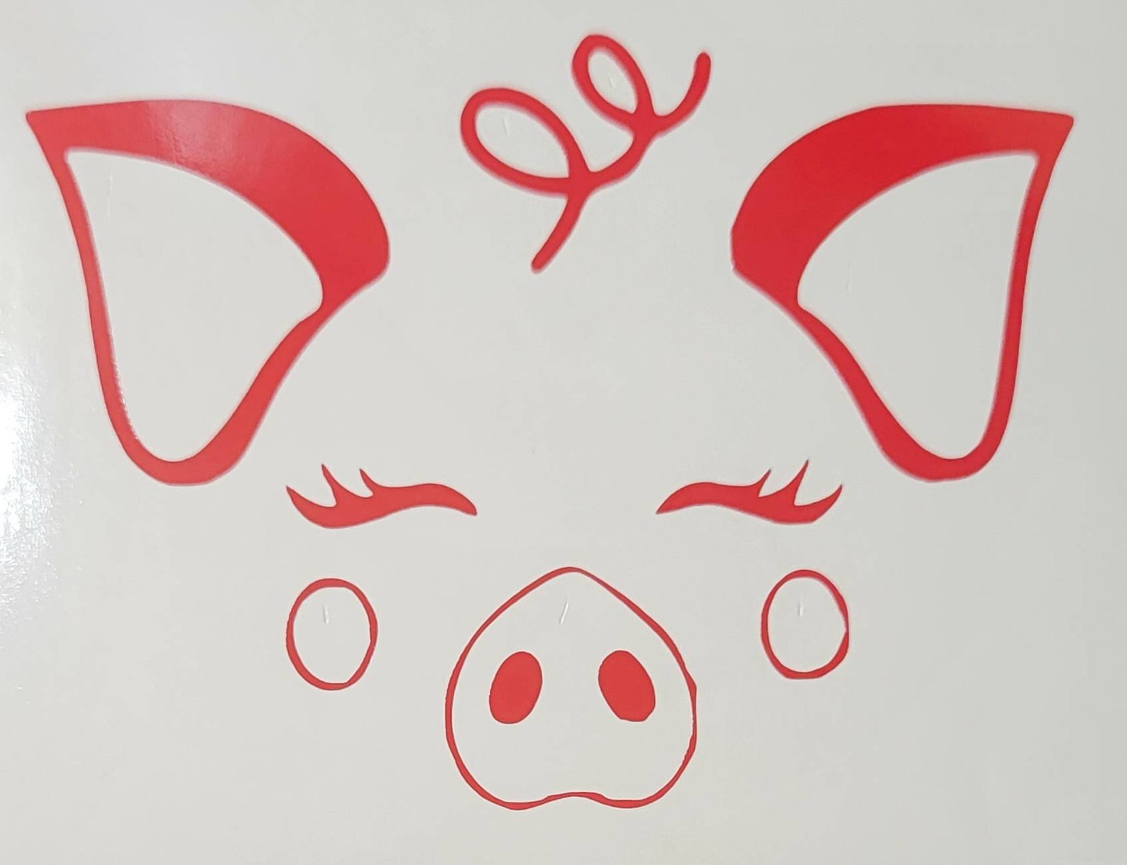 Pig Decal Vinyl Car Decal Window Decal Laptop Decal - Etsy