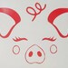 Pig Decal Vinyl Car Decal Window Decal Laptop Decal Vinyl Sticker - Etsy