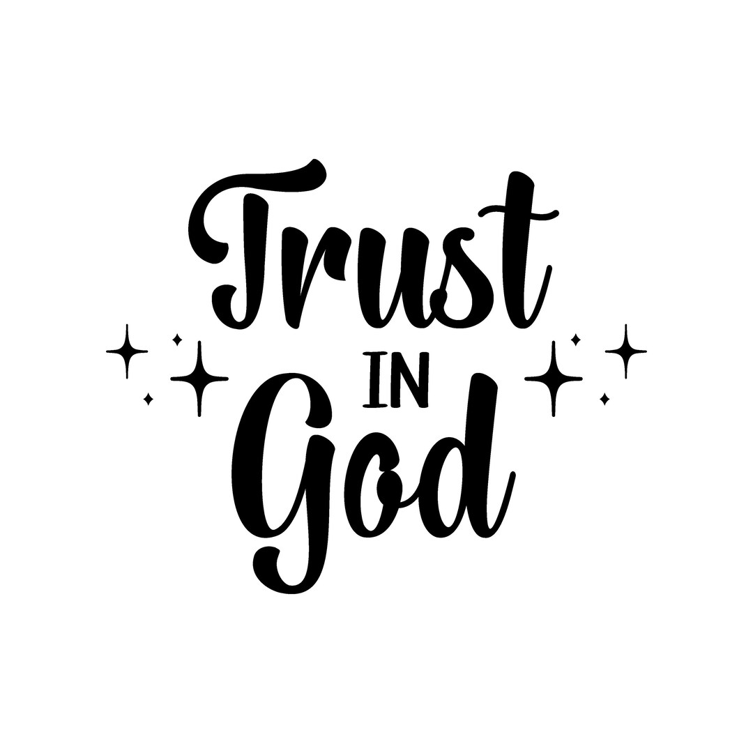 Trust in God Decal | Vinyl Car Decal | Window Decal | Laptop Decal ...