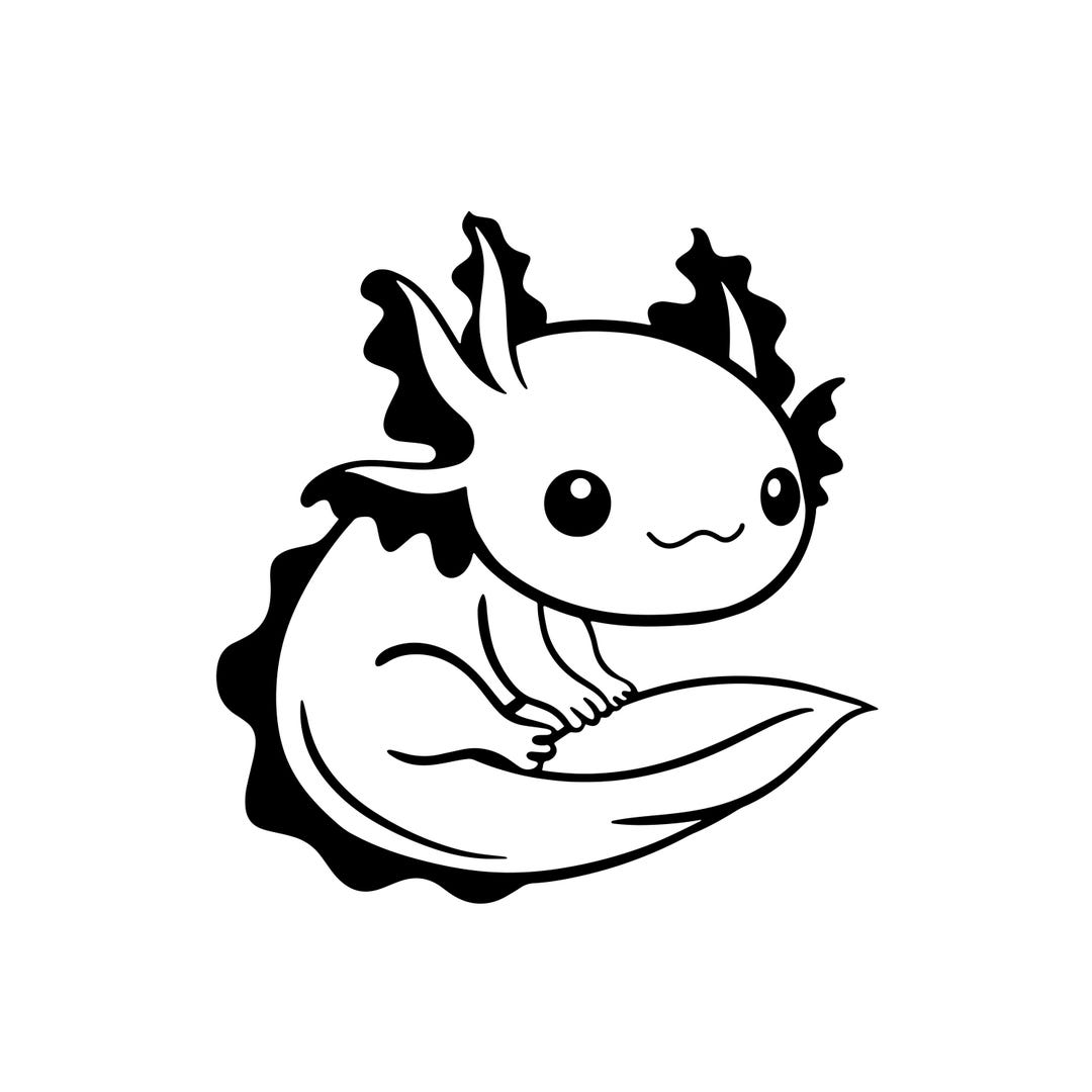 Axolotl Decal | Vinyl Car Decal | Window Decal | Laptop Decal | Vinyl ...