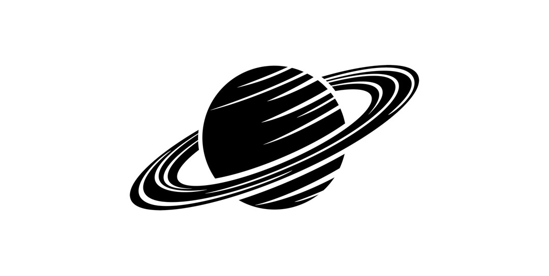 Saturn Planet Decal | Vinyl Car Decal | Window Decal | Laptop Decal ...