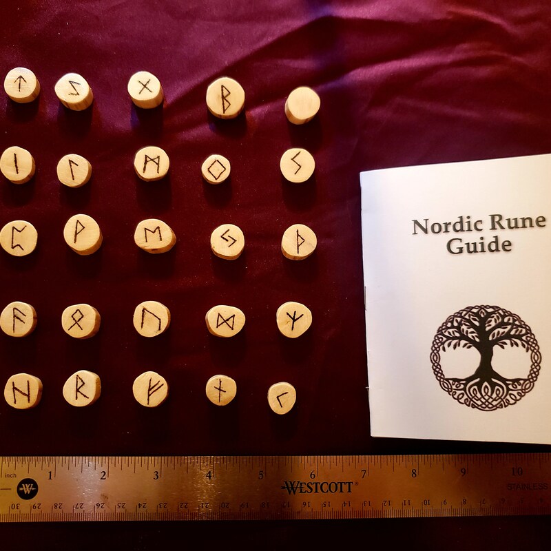 Nordic Runes Handcarved - Etsy