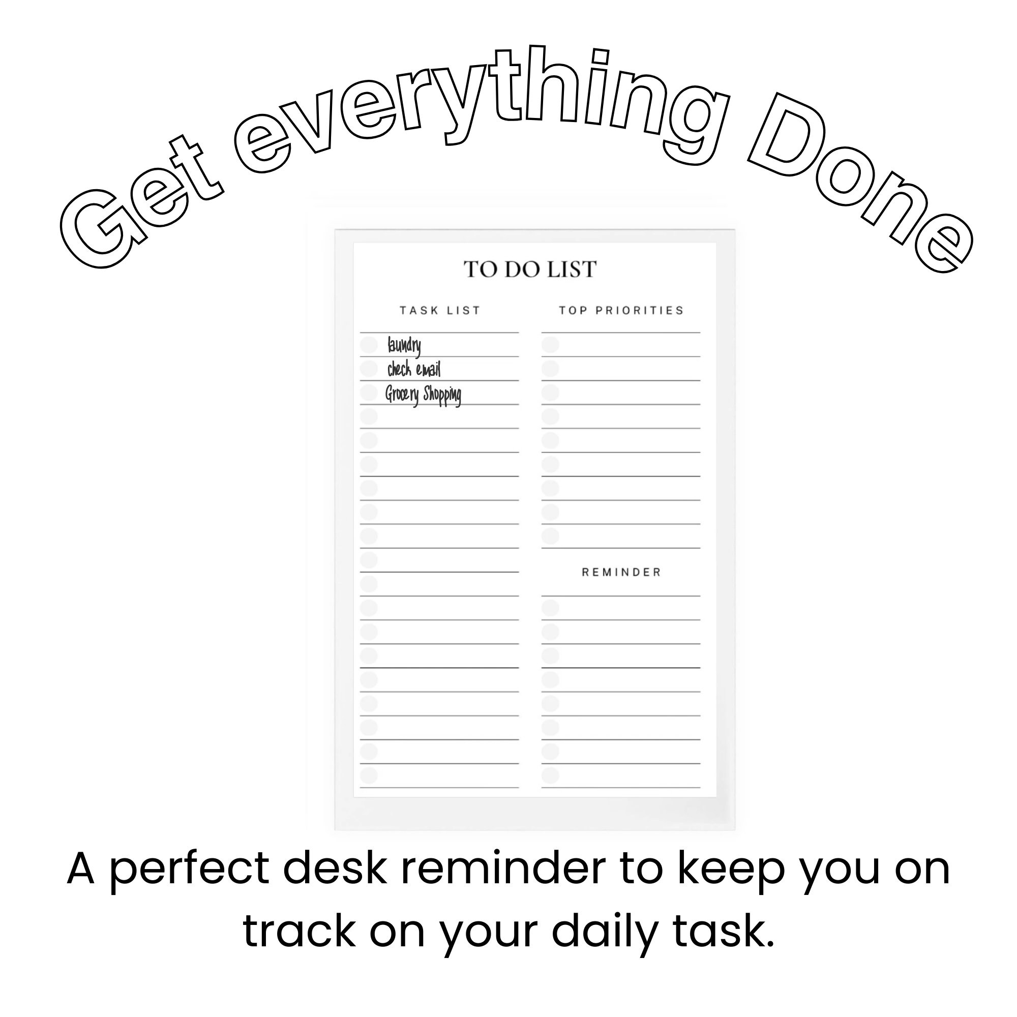 To-do List for Desk Dry Erase Board Office Decor to Do Board for Task ...