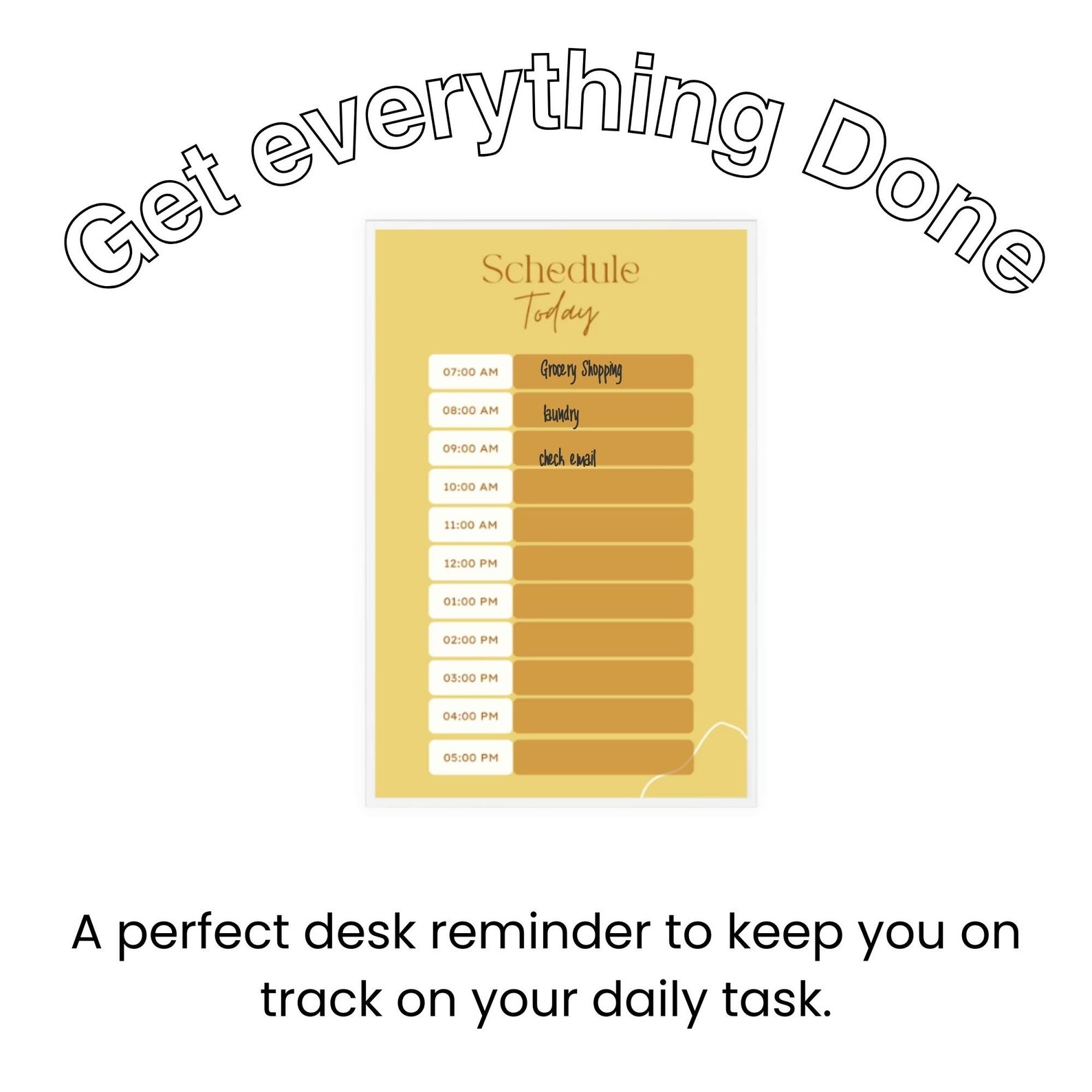 Daily Schedule for Desk Dry Erase Board Office Decor to Do Board for ...
