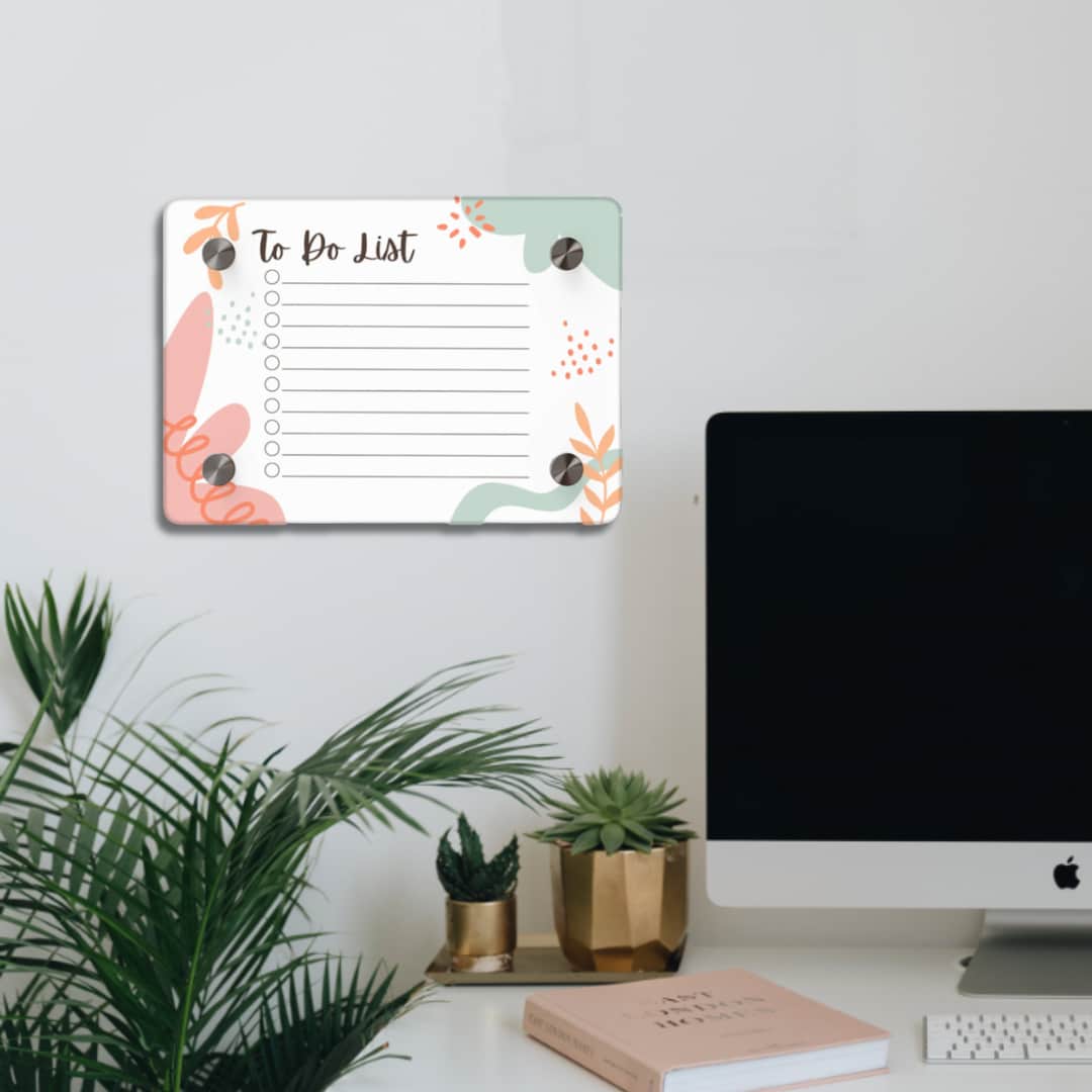 To-do List for Wall Dry Erase Board Office Decor to Do Board for Task ...