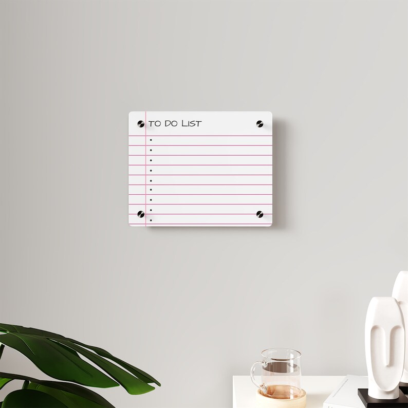 To-do List for Wall Dry Erase Board Office Decor to Do Board for Task ...