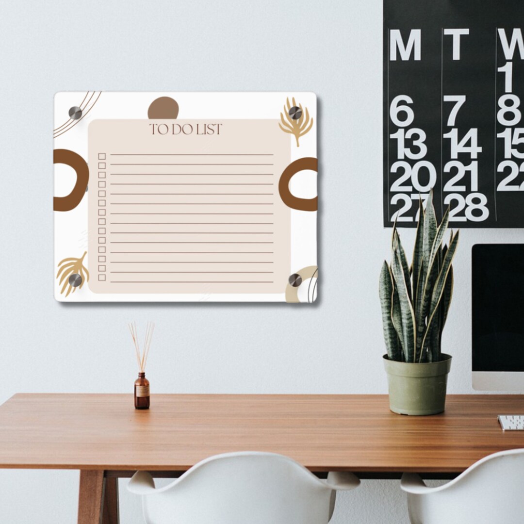 To-do List for Wall Dry Erase Board Office Decor to Do Board for Task ...