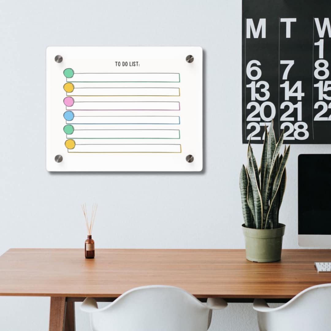 To-do List for Wall Dry Erase Board Office Decor to Do Board for Task ...
