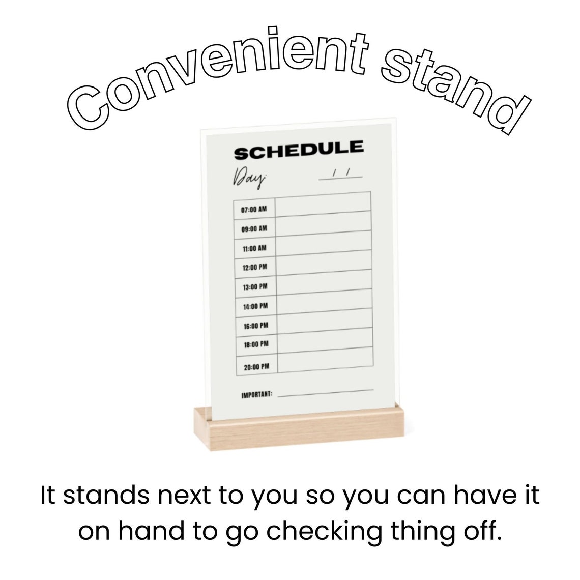 Daily Schedule for Desk Dry Erase Board Office Decor to Do Board for ...