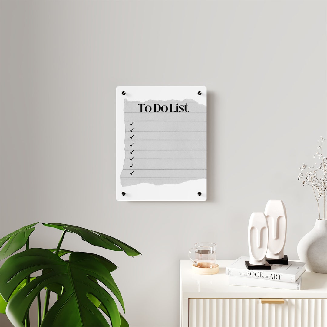 To-do List for Wall Dry Erase Board Office Decor to Do Board for Task ...