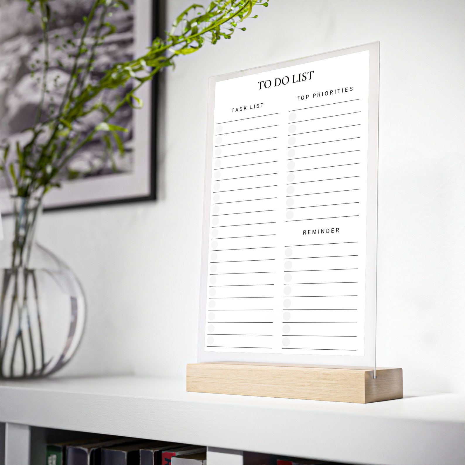 To-do List for Desk Dry Erase Board Office Decor to Do Board for Task ...