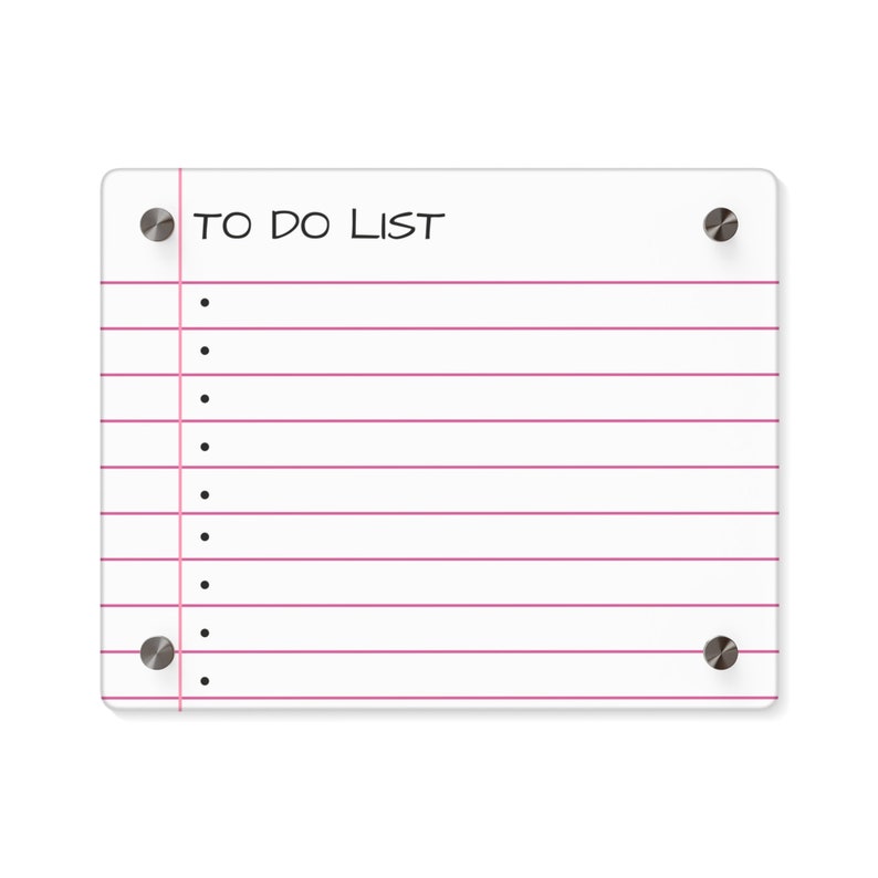 To-do List for Wall Dry Erase Board Office Decor to Do Board for Task ...