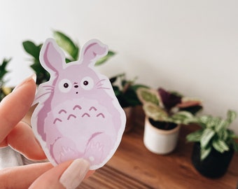 Pink Totoro Sticker - Etsy