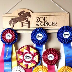 Horse Show Ribbon Holder Ribbon Display Equestrian Ribbon - Etsy