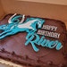 Birthday Cake Topper / Sheet Cake Topper / Flat Cake Topper Horse Theme ...