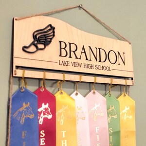 Track Ribbon Holder, Ribbon Display, Runnerribbon Wall Hanging, Cross ...