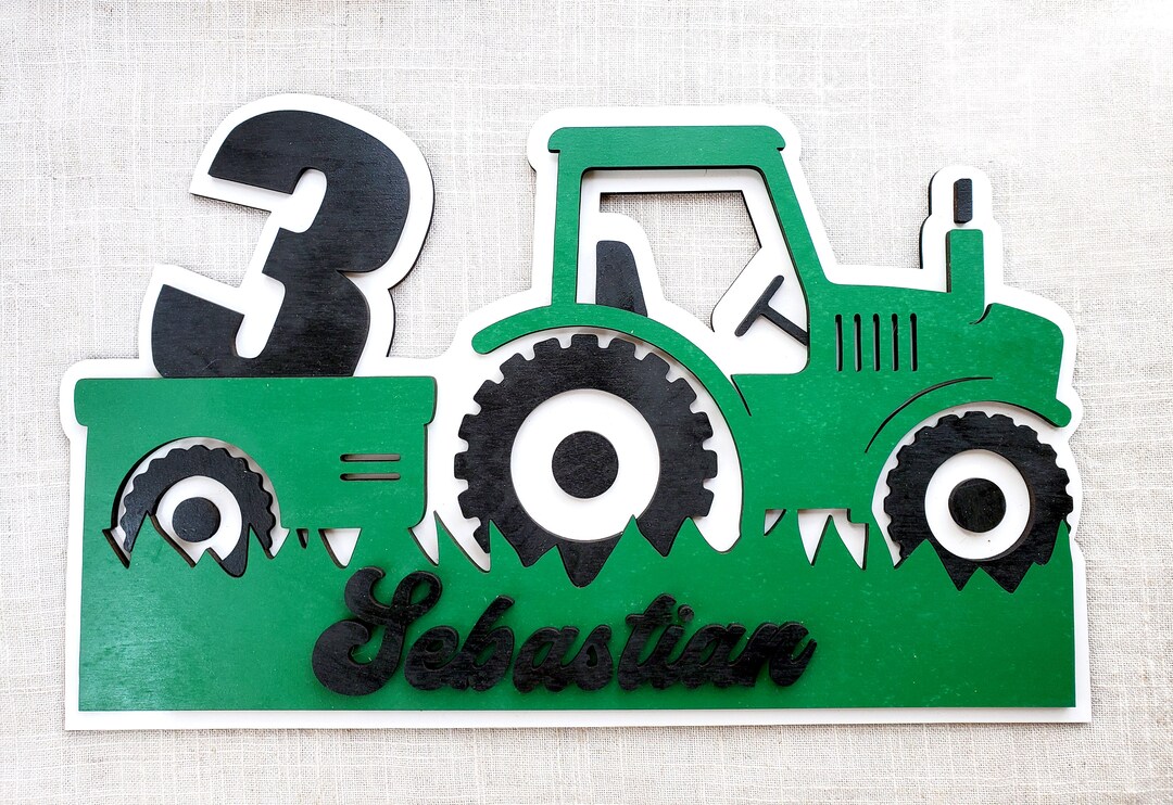 Birthday Cake Topper / Sheet Cake Topper / Flat Cake Topper - Etsy