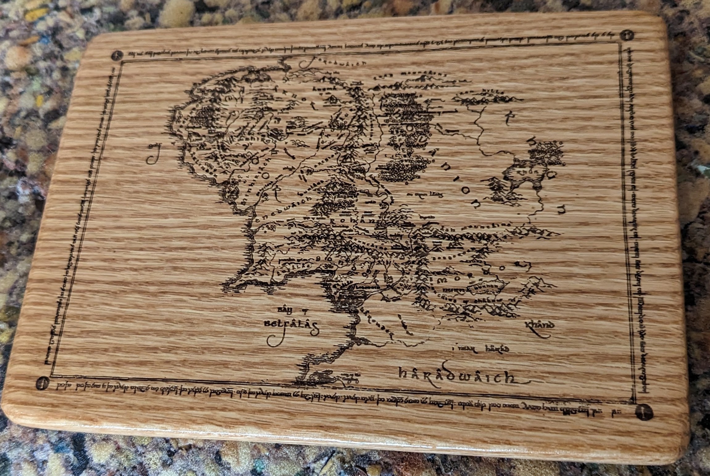 Middle Earth Map - Etsy