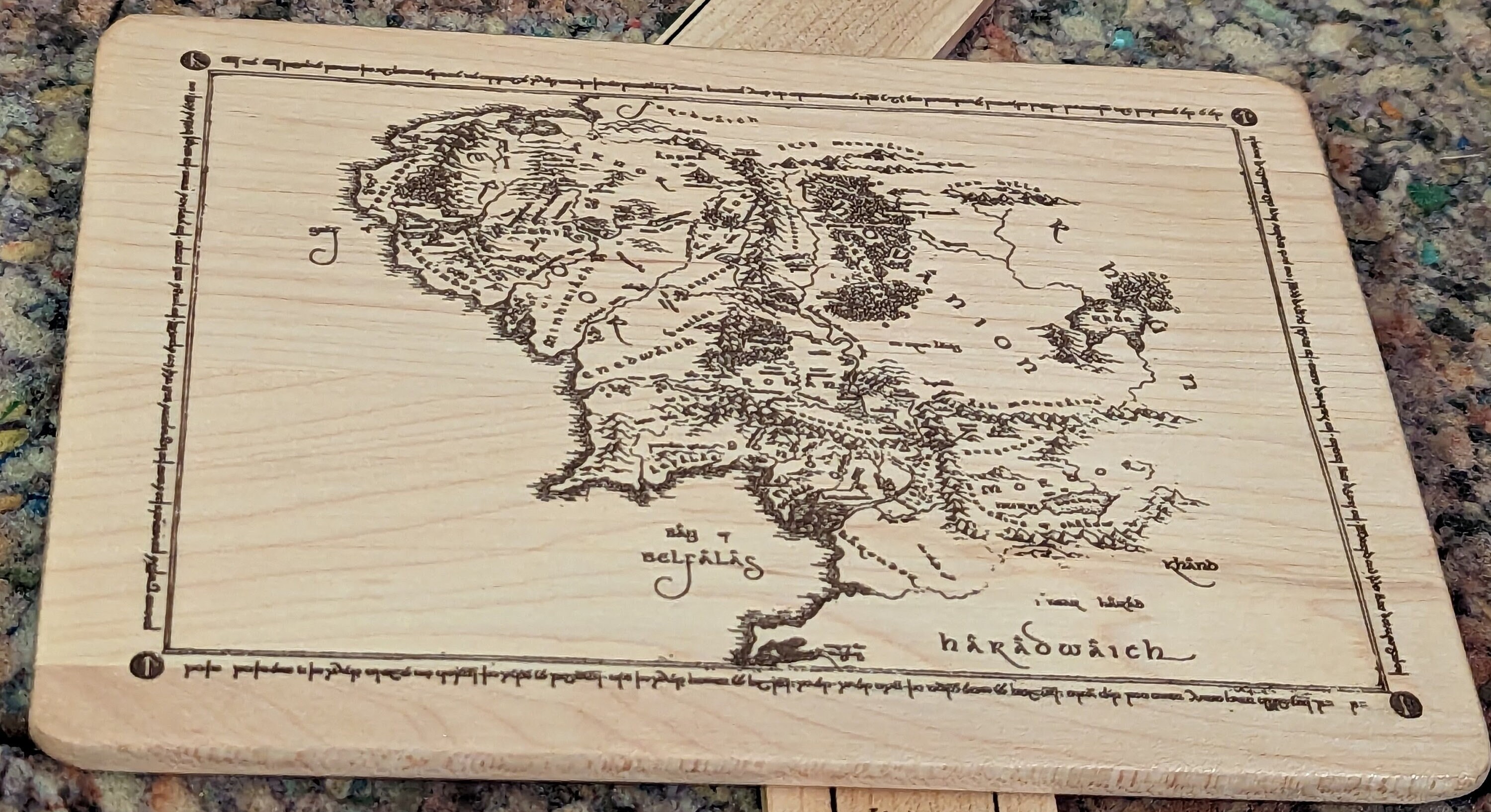 Middle Earth Map - Etsy
