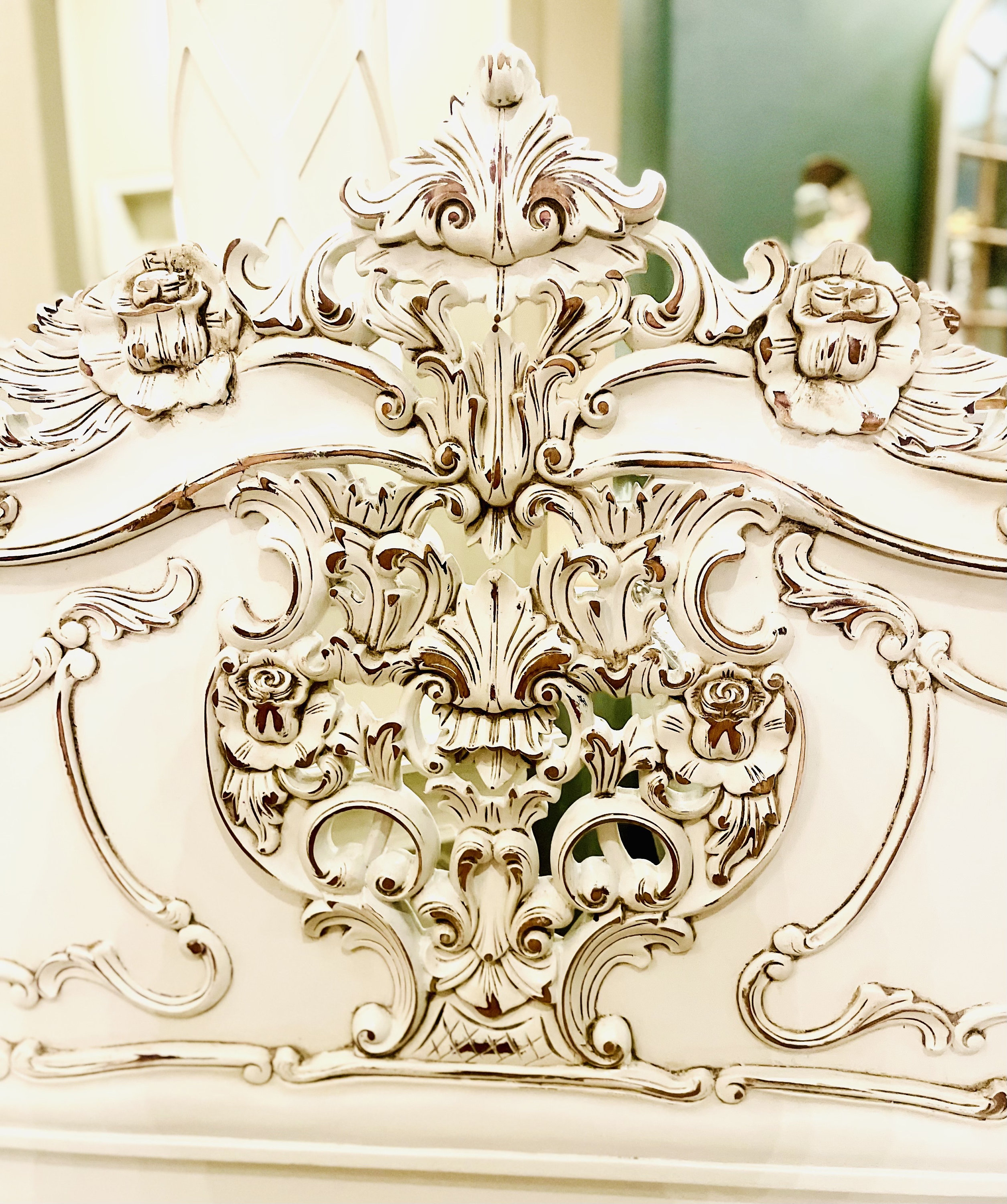 Exquisite Hand Painted King Size Bed - Etsy