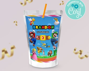 Super Mario Capri Sun - Etsy