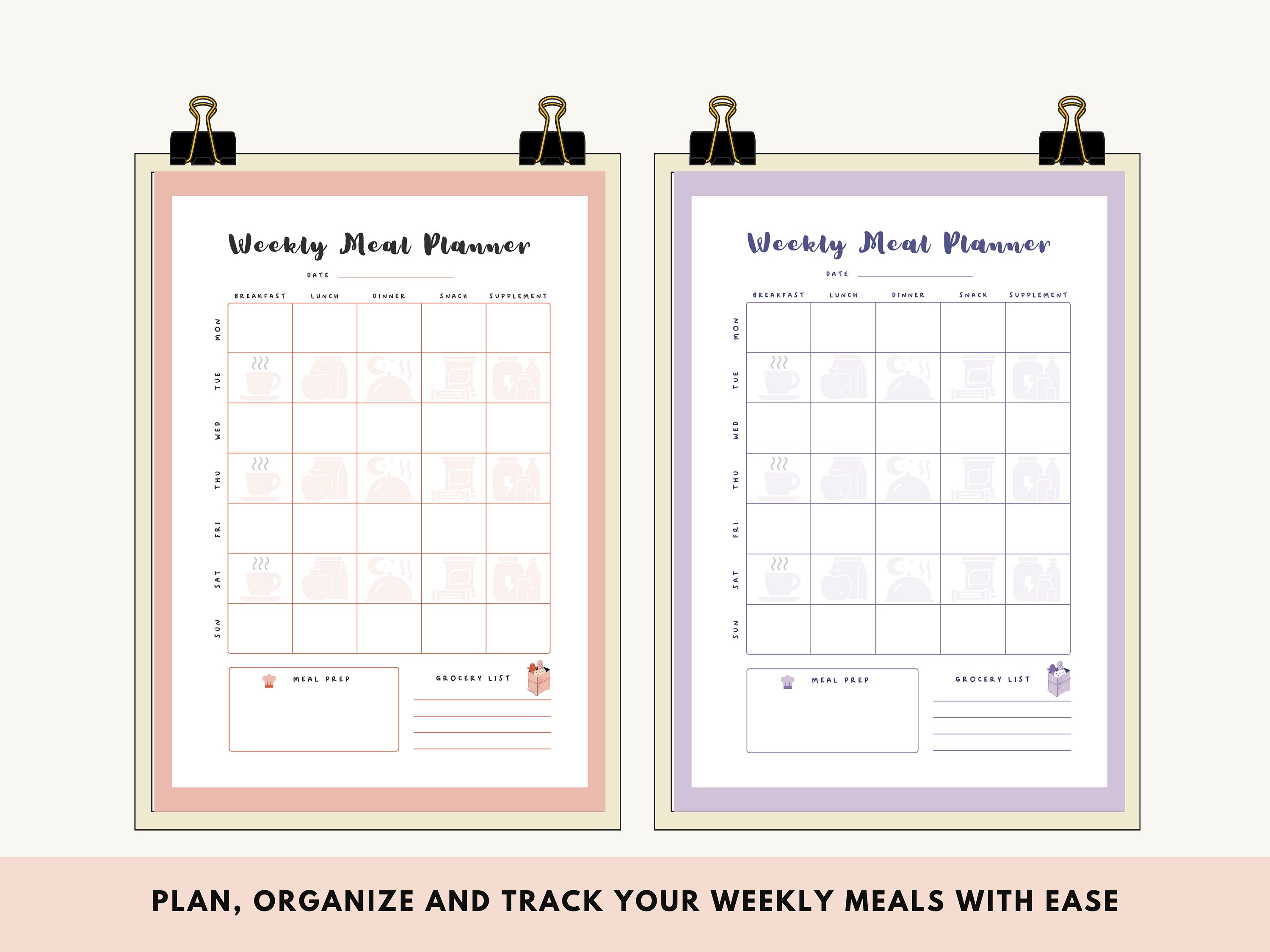 weekly-meal-planner-printable-adhd-meal-planner-weekly-menu-etsy