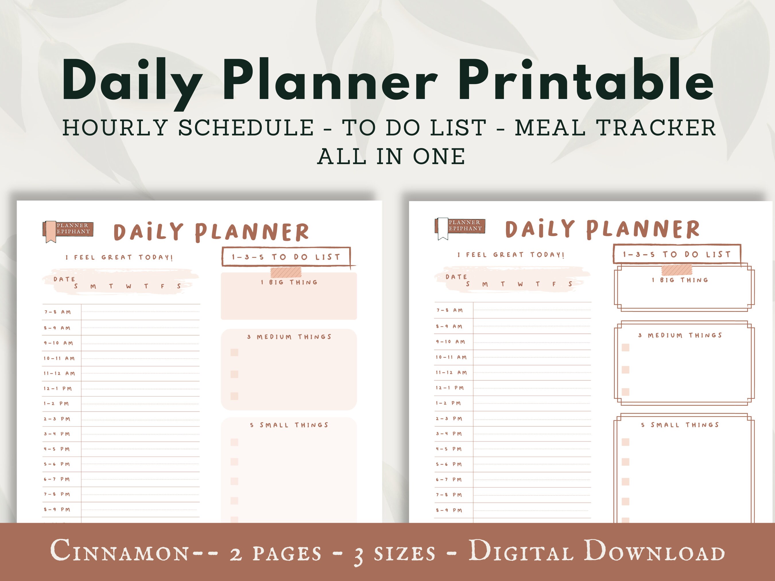 ADHD Daily Planner Printable Priority To Do List Visual Etsy UK