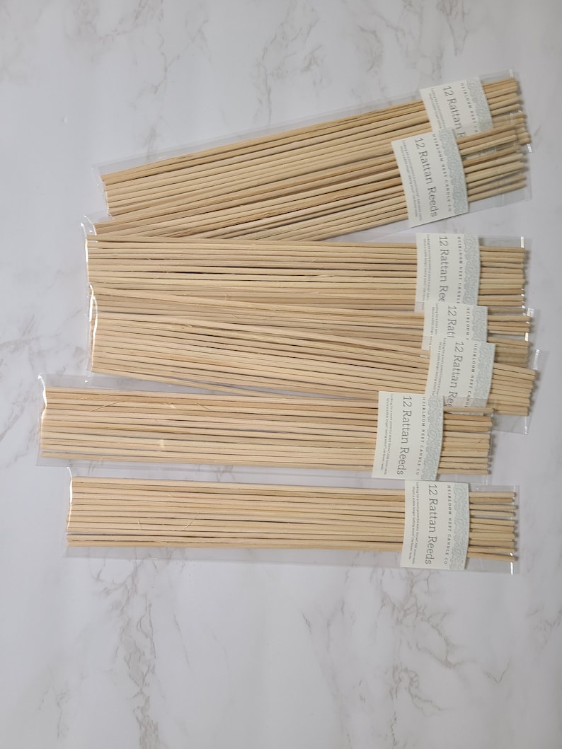 12 Rattan Reeds for Reed Diffuser- Reed Diffuser Sticks - Reed Diffuser ...