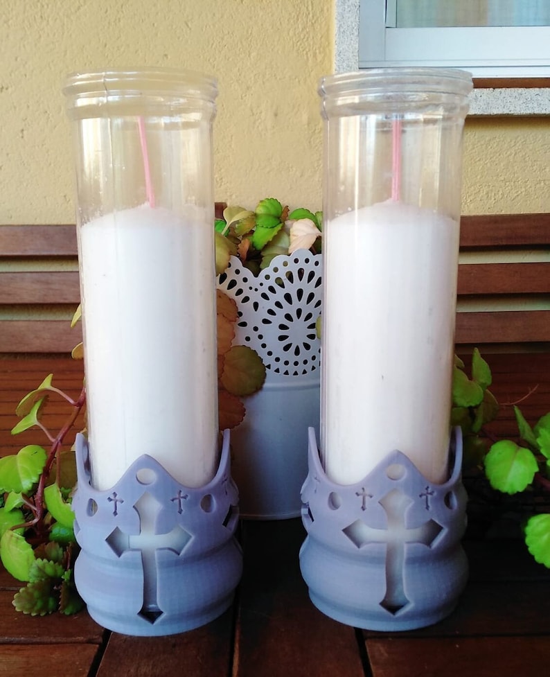 Candle Holder, Stl File for 3d Printing. Candles, Cemetery, Church ...