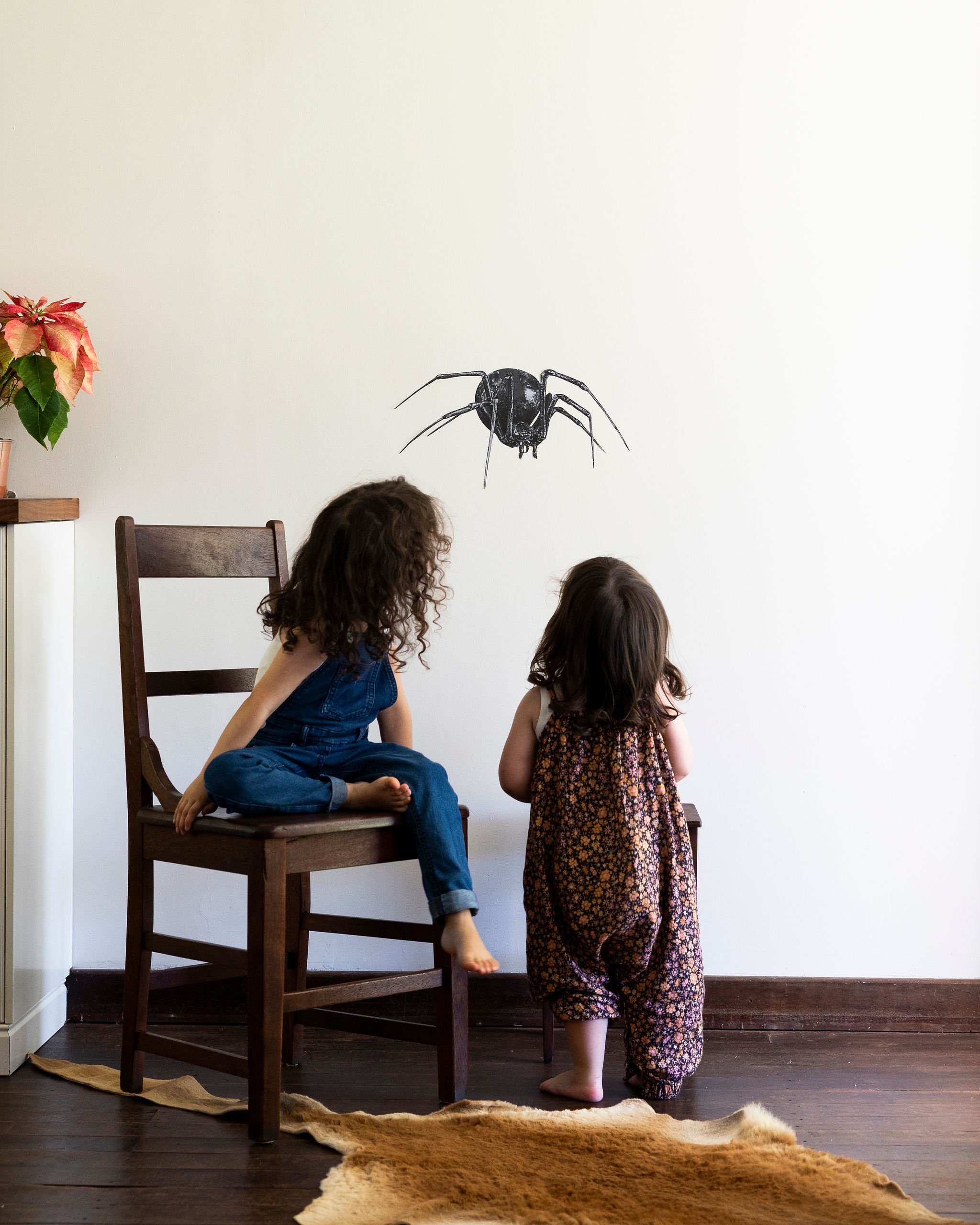 Hand Drawn Redback Spider Removable Fabric Wall Decal - Etsy