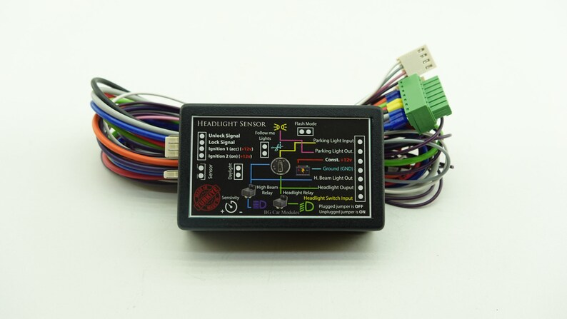 Car Auto Headlight Module and Follow Me Home Module With LCD OLED ...