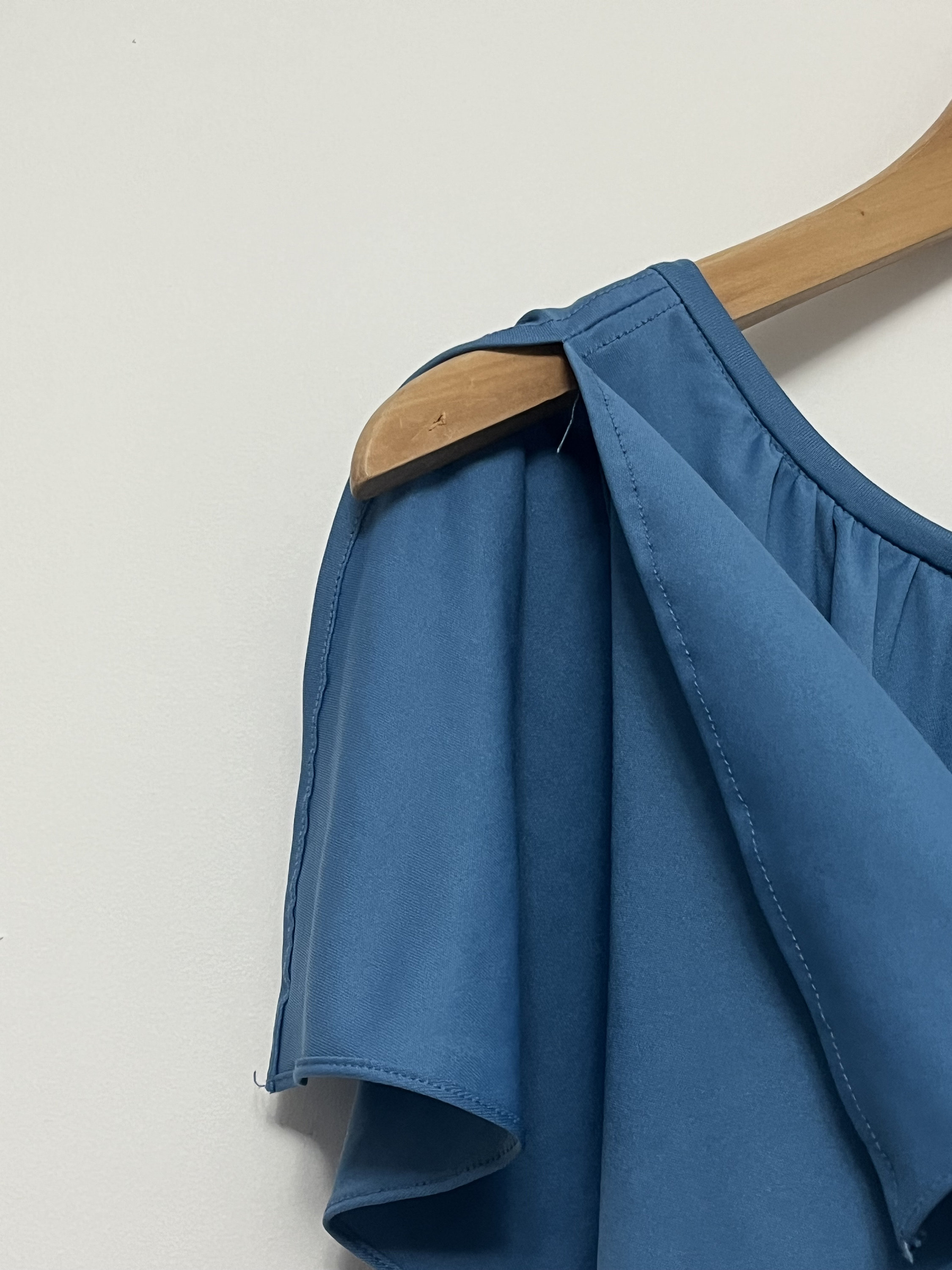 Vintage 70’s MANDY Designs Blue off the Shoulders Dress - Etsy