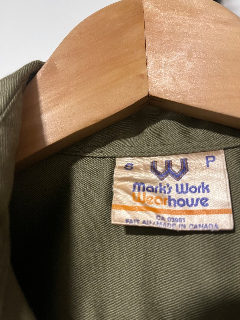 Vintage Marks Work Warehouse Green Button Up/button Down Shirt - Etsy