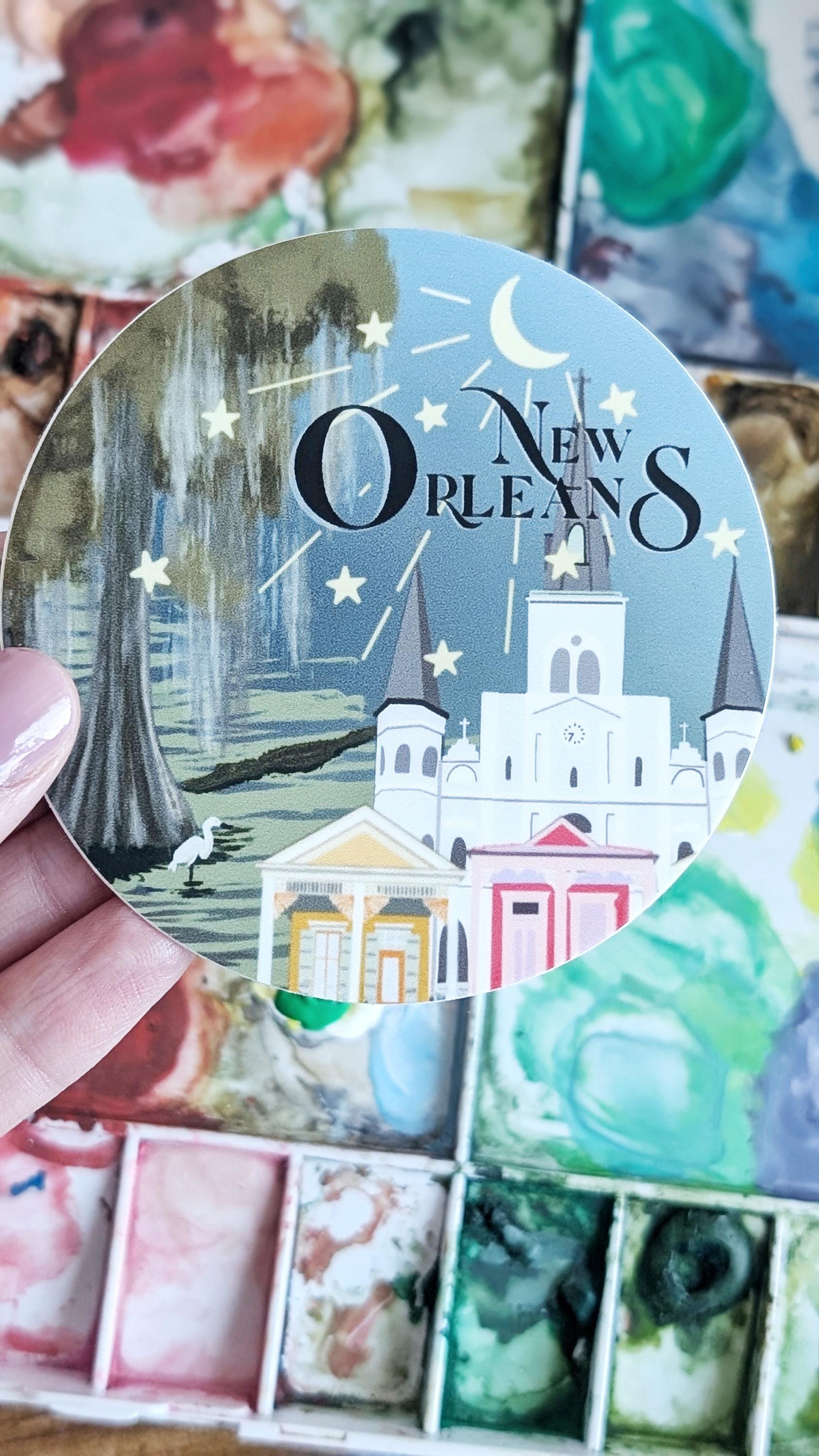 New Orleans Sticker, NOLA Vinyl Sticker, Bayou Sticker, New Orleans ...