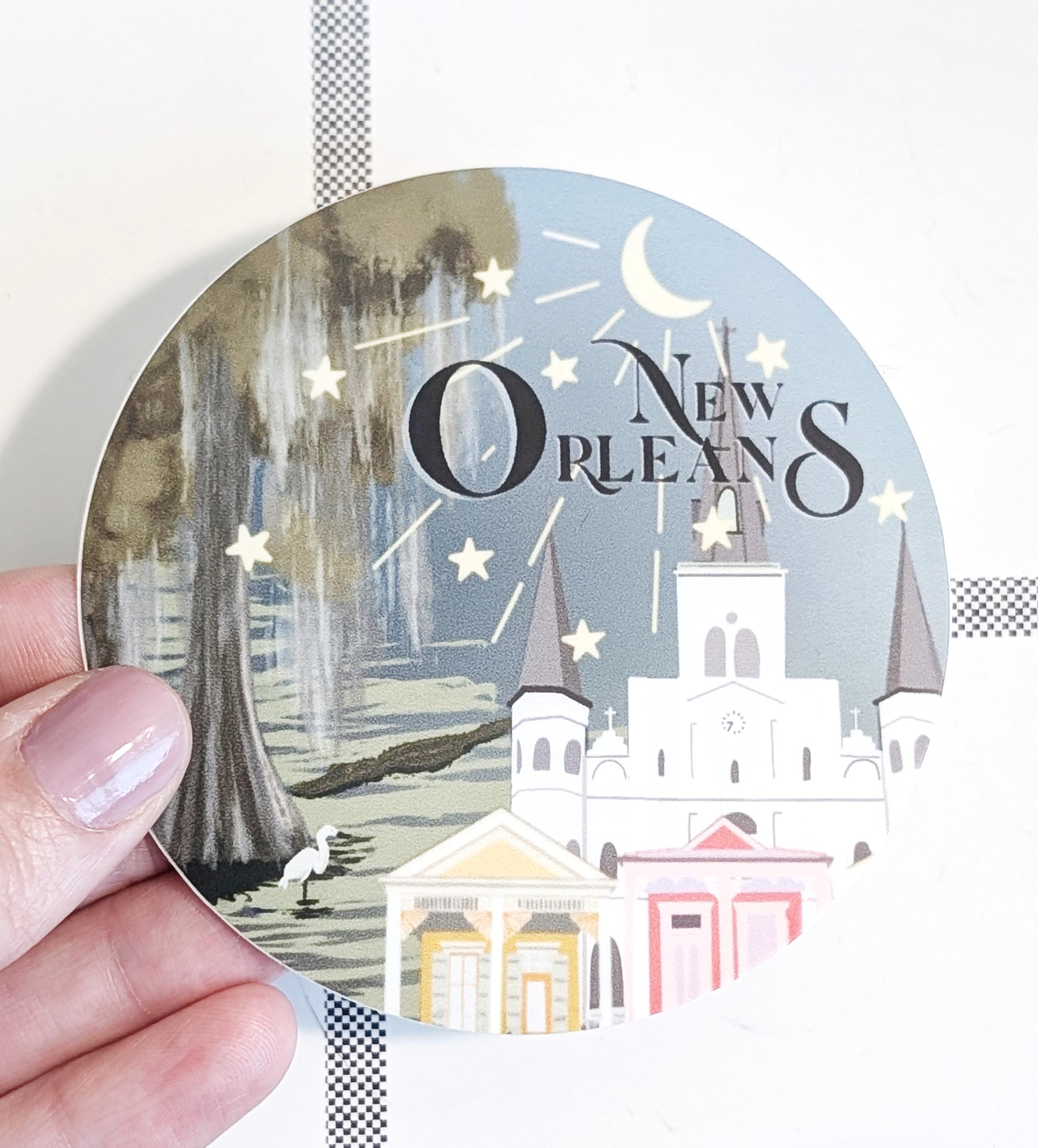 New Orleans Sticker, NOLA Vinyl Sticker, Bayou Sticker, New Orleans ...