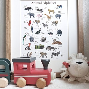 Safari ABC Print, Jungle ABC Print, Nursery Alphabet, Safari Alphabet ...